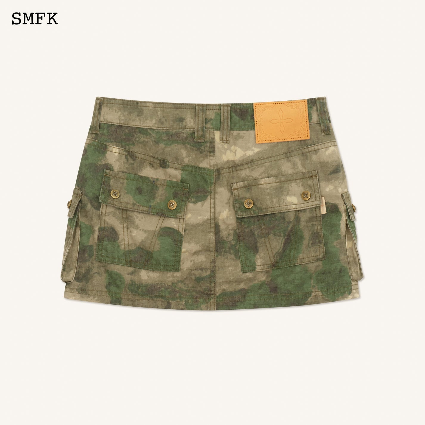 SMFK Compass Viper Green Camouflage Workwear Mini Skirt – Fixxshop