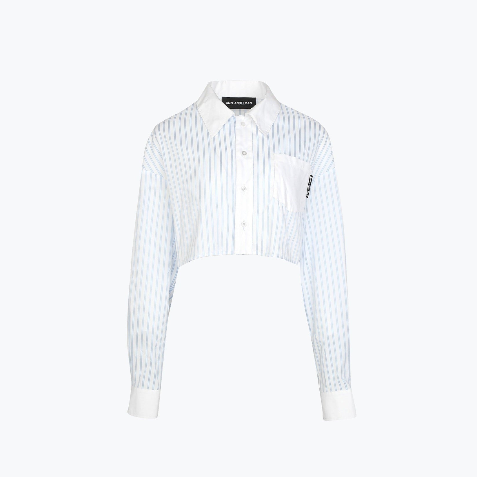 Ann Andelman Cropped Striped Shirt – Fixxshop