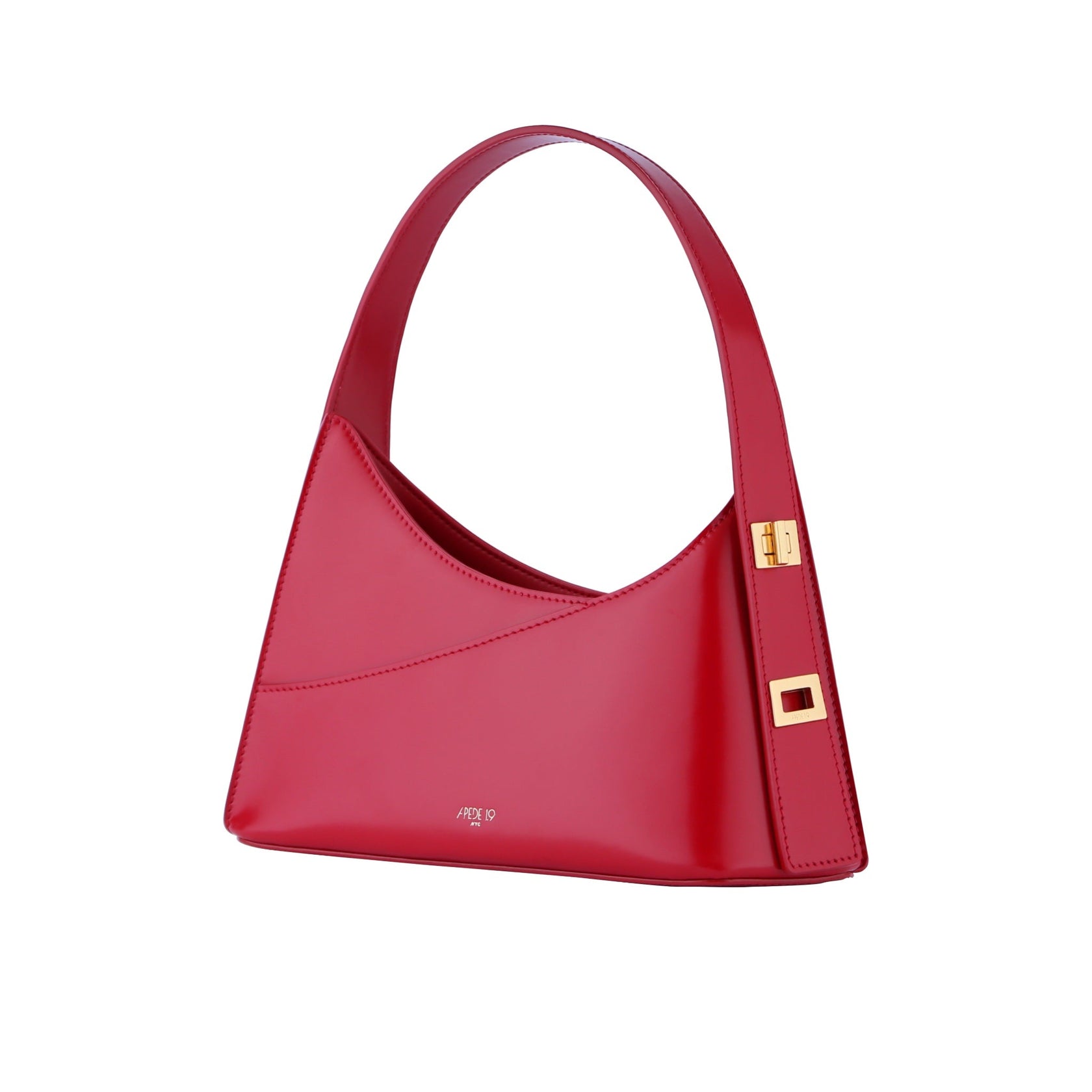 APEDE MOD Red Brushed Small Twist Bag – Fixxshop